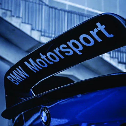 BMW Motorsport Rear Wing Sticker | Glossy & Matte Vinyl Decal – GRAPHICO
