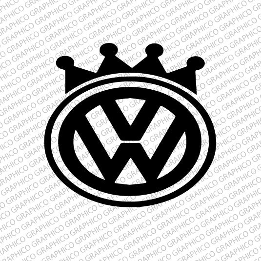 VW King Decal | Glossy & Matte Vinyl – GRAPHICO